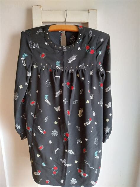 Goth Lbd Dress Vintage Grunge Rock Chick Dress Size S M Etsy