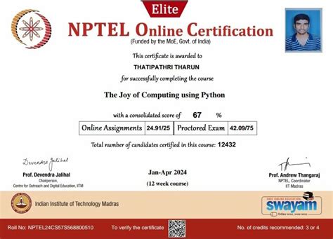 Nptel Thejoyofcomputing Pythonprogramming Codingskills