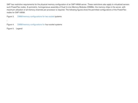 Memory Requirements Sap Hana Deployments On Dell Powerflex