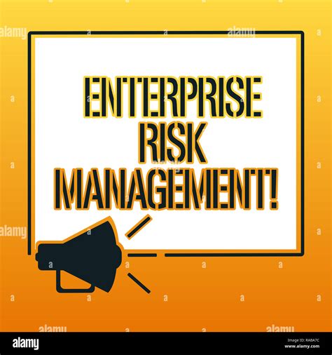 Handwriting Text Writing Enterprise Risk Management Concept Meaning Analysisage Risks And Seize