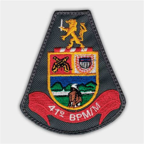 Brasão Bordado 41º Bpm M