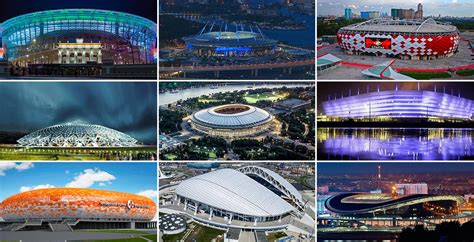 Overview All 12 Russia 2018 World Cup Stadiums Footy Headlines