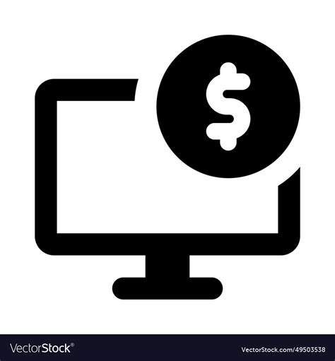 Payment Processing Software Installed Royalty Free Vector