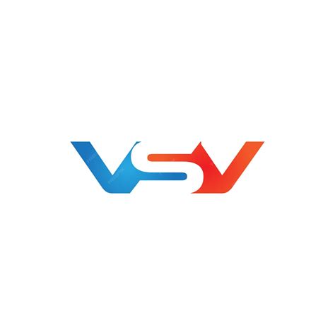 Premium Vector Vector Creative Letter Vsv Logo Design Concept