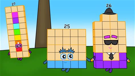 Numberblocks 27 Loves Numberblocks 25 At The Wrong Time Numberblocks