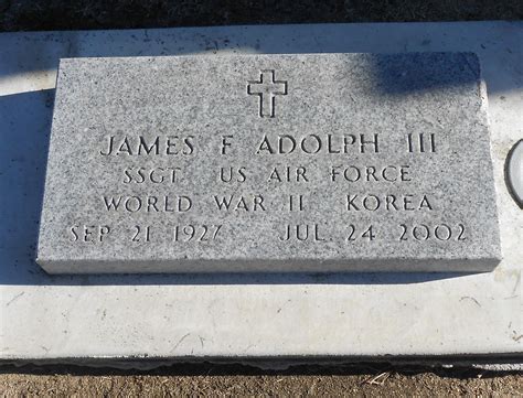 James F Adolph Iii 1927 2002 Monumento Find A Grave