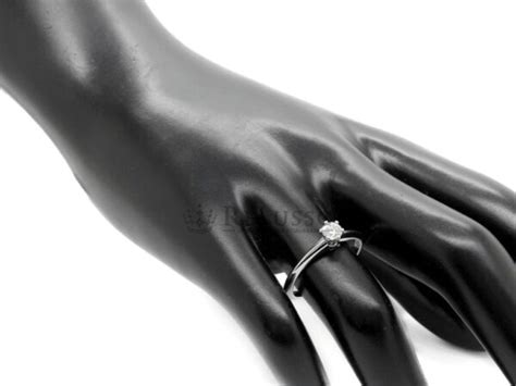 Tiffany And Co Tiffany® Setting Solitaire Ring In Platinum With 0 31ct Diamond