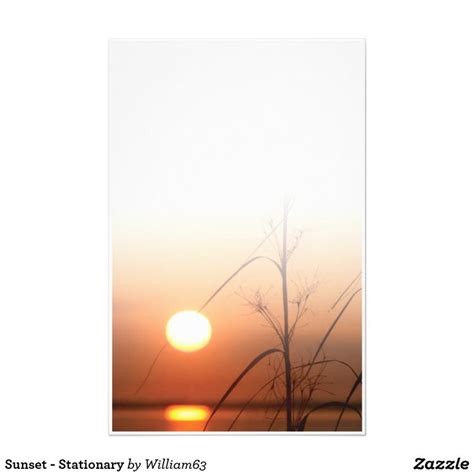 Sunset Stationary Stationery
