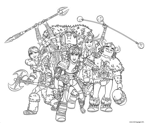Coloring Pages How To Train Your Dragon