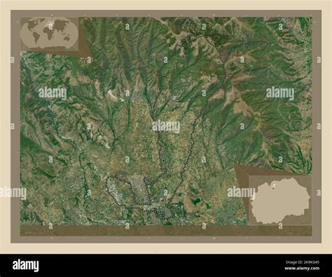 Butel Municipality Of Macedonia High Resolution Satellite Map