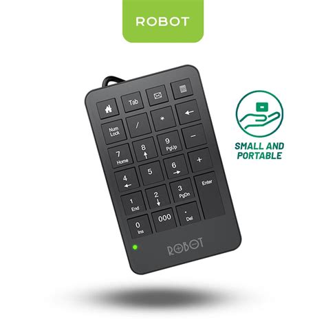 Jual ROBOT RK Wired Numeric Keypad Black Tombol Multimedia Kecil Dan Portable Original