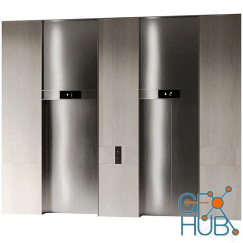 3d Model Elevator Hall 01 96401