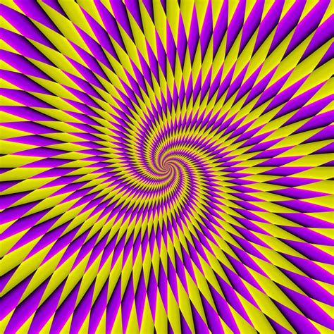 Spiral Optical Illusion Art Художественная школа Киото Фракталы