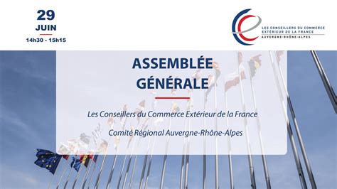 AssemblÉe GÉnÉrale 2021 Les Cce Auvergne Rhône Alpes