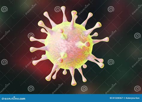 Human Pathogenic Virus Stock Illustration Illustration Of Small 81328367