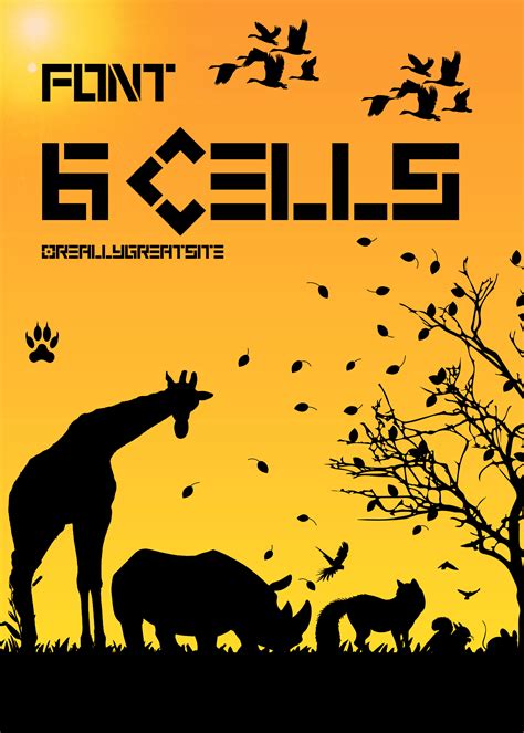 6 Cells Font Free Font Download Download Thousands Of Fonts For Free