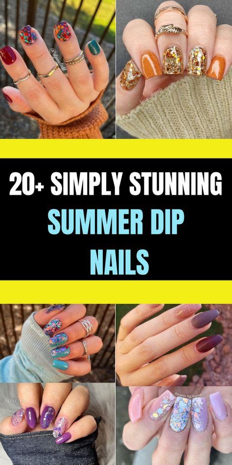Dive Into Summer Vibes With These 24 Gorgeous Dip Nail Art Designs