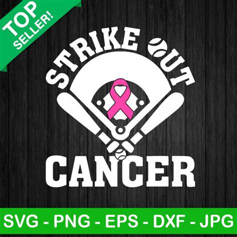 Strike Out Cancer Svg Strike Out Breast Cancer Svg Breast Cancer