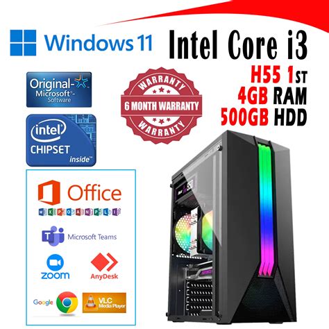 Core I3 Desktop Computer 4gb Ram 500gb Darazlk