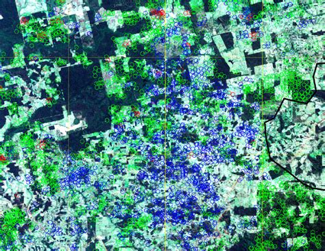 One Year Of Modis Active Fire Type Classification Results Colored