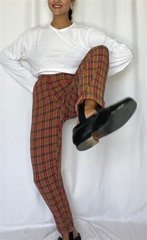 Belfe And Belfe 90s Check Fuseaux Cliobargellini