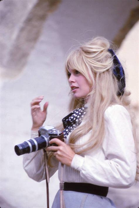 Unknown Sex Symbol Brigitte Bardot Holding Camera Fine Art Print Artofit