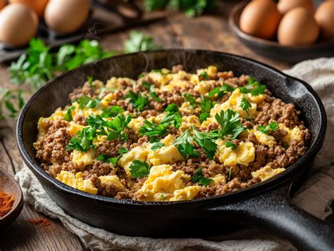 Hearty Ground Beef And Eggs Skillet For Comfort Lovers