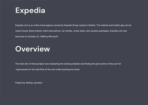 Redesign Expedia Using Heuristic Evaluation On Behance
