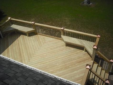 Herringbone Pattern Deck Design