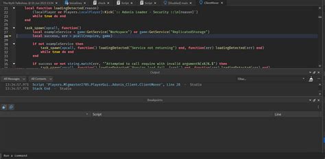 Loop Breakpoint Errors Game Design Support Developer Forum Roblox