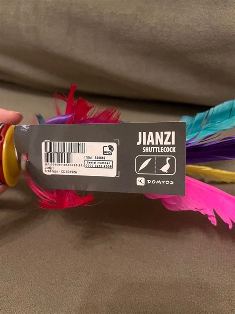 Decathlon Jianzi Shuttlecock Hobbies And Toys Toys And Games On Carousell
