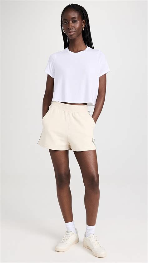 Alo Yoga Cropped All Day Short Sleeve Tee Shopbop