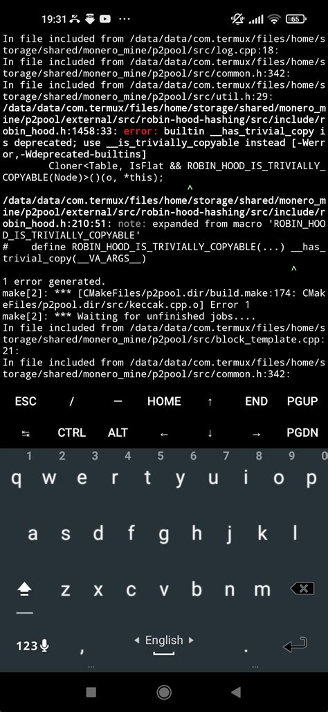 Bug Cant Compile P2pool In Termux · Issue 207 · Schernykhp2pool · Github
