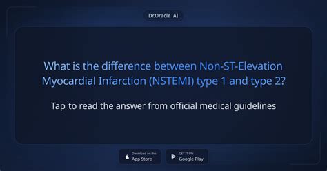 What Is The Difference Between Non St Elevation Myocardial Infarction