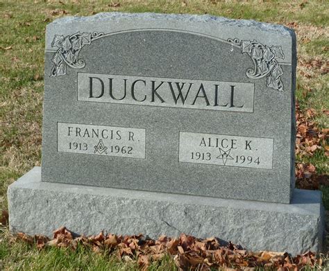 Alice Katherine Bodiker Duckwall 1914 1994 Find A Grave Memorial