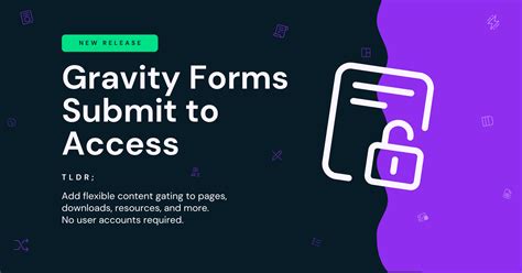 Gravity Forms Submit To Access Gated Content With Gravity Forms
