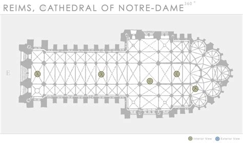 Reims Cathedral Plan