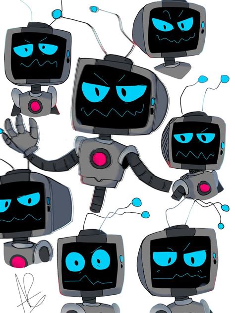 I Drew Lolzhax Angry Robo Expresiones De Dibujo Antigua Referencias
