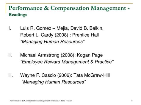 Ppt Performance And Compensation Management Powerpoint Presentation