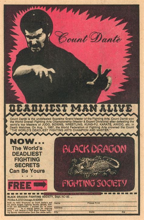 John Keehan Aka Count Dante And The Martial Arts Scene In Chicago