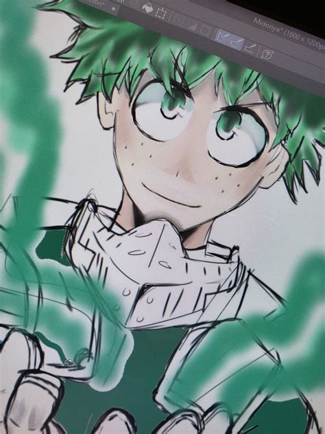 Finally Felt Like Revisiting My Deku Piece I Was Working On Im Having