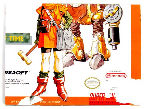 Chrono Trigger [map] Super Nintendo Snes Retro Mtl