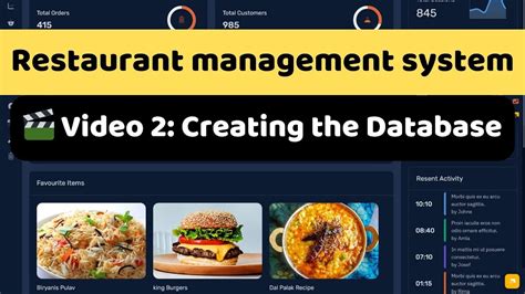 02 How To Create The Database Php Restaurant Management System