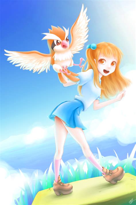 Lass From Pokemon Frlg By Jkludia On Deviantart
