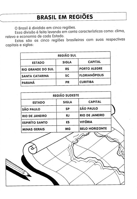 Atividades Sobre Os Estados Brasileiros Braincp