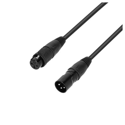 Adam Hall 4 Star Rean Ip65 Rated 3 Pin Dmx Lighting Cable 10m At