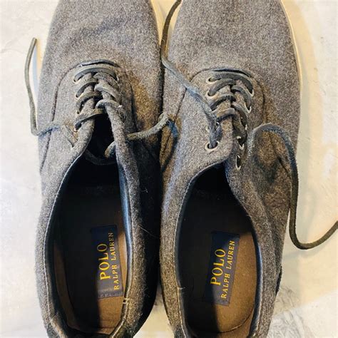 Polo Ralph Lauren Tennis Shoes Charcoal Grey Gem