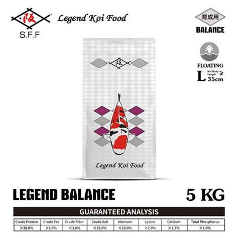 Legend Koi Food 5kg Legend Balance Jaf Koi Centre