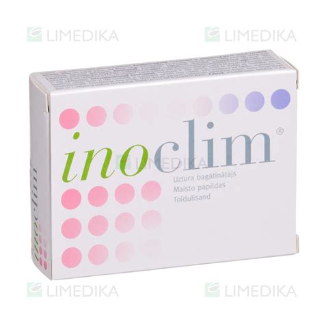 Inoclim 40 Mg 30 Kapsulių Limedika