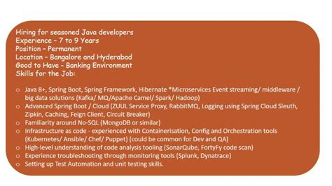 Suganya Mehta On Linkedin Hiring Java Javascript Developer